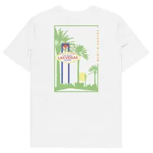 ANCHOR & CREW Las Vegas Landmark Organic Cotton T-shirt - White