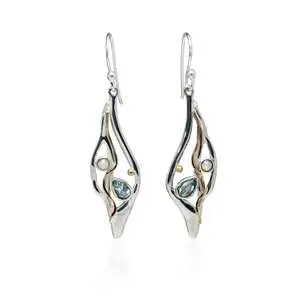 Isla Silver Statement Earrings For Women