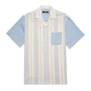 EIGHT X Neutrals/ The Cookout Short Sleeve Shirt + Shorts Matching Set - Blue