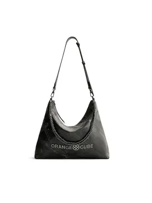 ORANGE CUBE Metropolitan Crossbody Bag Marble - Grey