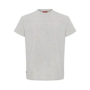 PCFG Cotton Tshirt With Emboss Print - Grey