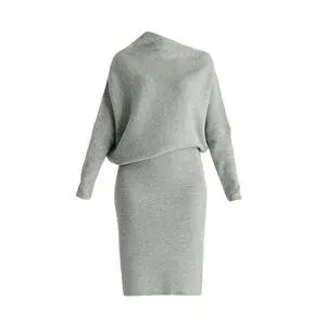 PAISIE Draped Knitted Dress