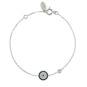 LATELITA Evil Eye Bracelet - Silver