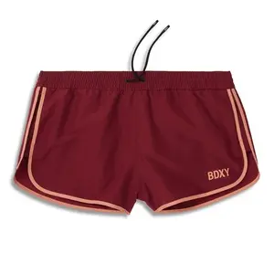 BDXY STUDIO The Cameo Shorts Burgundy - Red