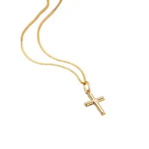 POSH TOTTY DESIGNS Cross Necklace - Gold