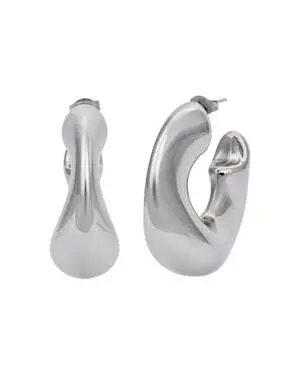 KYBELE STUDIO Liquid Hoops - Silver