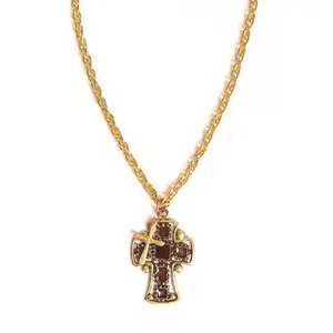 CARAMEL VINTAGE JEWELLERY Holy Holy Pendant Necklace - Gold