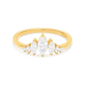 ESTERAH Marquise Cz Ring - Gold