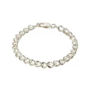 POSH TOTTY DESIGNS Medium Curb Chain Bracelet - Silver