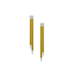 ADRIANA PAPPAS DESIGNS Snake Chain Drop Earrings - Gold
