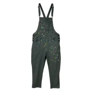ZASTASTUDIO Color Palette Raw Denim Dark Multispots Overall J Five - Green