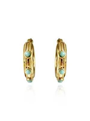 LAURA GRAY Olivia Hoop Earring - Gold