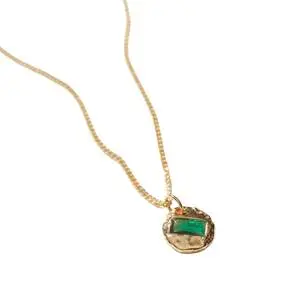 MURU Mini May Birthstone Necklace - Gold