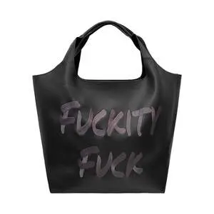 LILLY LOVES Fuckity Fuck Vegan Bag - Black