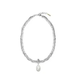 ADRIANA PAPPAS DESIGNS Rhinestone Ritz Necklace - Silver