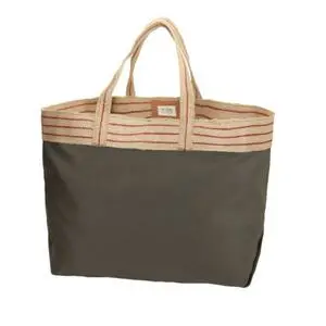 PIER SICILIA Noto Beach Bag Military - Green