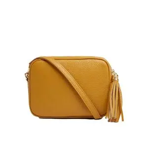 BETSY & FLOSS Verona Crossbody Tassel Bag - Yellow