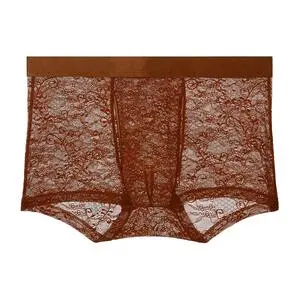 JOURNELLE Sapna Boxer Brief Cannelle - Brown