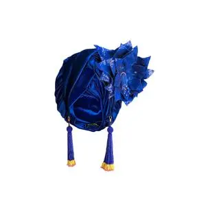 JULIA CLANCEY Cha Cha Cha Boom Electric Luxe Velour Turban