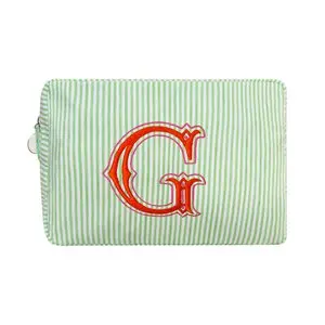 LILLY LOVES G Alphabet Cosmetic Bag - Green