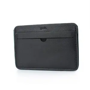 GODI. Handmade Leather Cardholder - Black