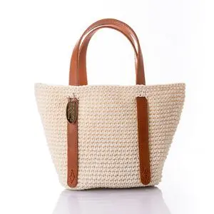 SPEIRA Neutrals Mini Round Bag Ivory - White