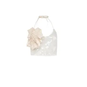 JUNIE Ami Shell Cami Top Ivory - White