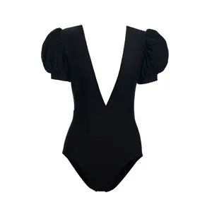 PAOLA AMADOR Mangas V Swimwear - Black