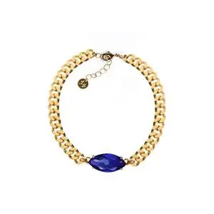 ADRIANA PAPPAS DESIGNS Marquise Bracelet - Blue