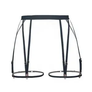 MONIQUE MORIN LINGERIE Frisson Garters - Black