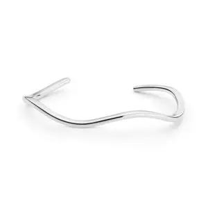 SIF JAKOBS JEWELLERY Bangle Ellera Waves Pianura - Silver