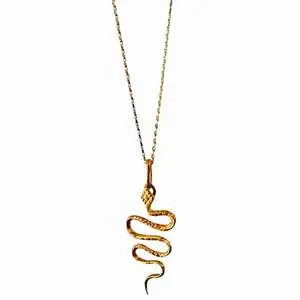 AKI ROC JEWELRY The Love Snake Necklace - Gold