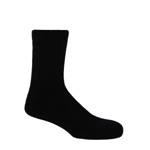 PEPER HAROW - MADE IN ENGLAND Plain Bed Socks - Black