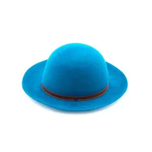 DORIA 1905 Light Velour Lapin Felt Rollable Hat - Blue