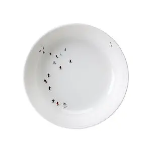 DEDE JOHNSTON Skiers Cereal Bowl - White