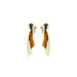 GISSA BICALHO Neutrals Handmade Acrylic Earring Short Dragonfly - Brown