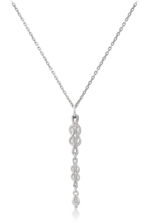 ASTOR & ORION Hecate Lavalier Necklace Sterling - Silver