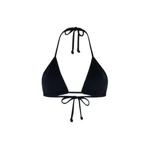 CHAUDE SWIMWEAR Toni Triangle String Top Onyx - Black