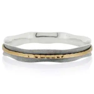 CHARLOTTE'S WEB JEWELLERY Let It Flow Spinning Bangle - Silver