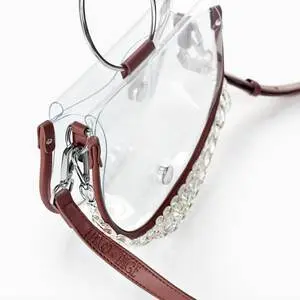 MARGO PAIGE Clear Semi-circle Handbag