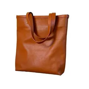 GODI. Orange / Brown The Ivy Handmade Everyday Tote Bag Rust - Orange/brown
