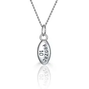 CARTOGRAPHY Stable Prozac Necklace In Sterling - Silver