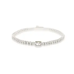 VIEA Malvi Tennis Chain Bracelet Point Five - Silver