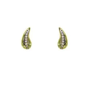 VICSTONENYC FINE JEWELRY Shiny Gok-ock Stud Vermeil Earrings - Gold