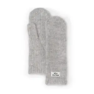 ARCTIC FOX & CO. The Alpaca Mittens Blizzard - Grey