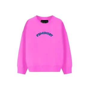 QUILLATTIRE Feminist Sweatshirt Pink - Purple
