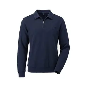 FOSTER TAYLOR Sweat Qtr Zip Collar - Blue