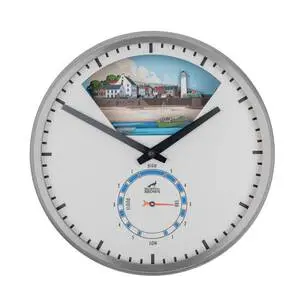 BRAMWELL BROWN CLOCKS Tide Clock Cloudy - Grey