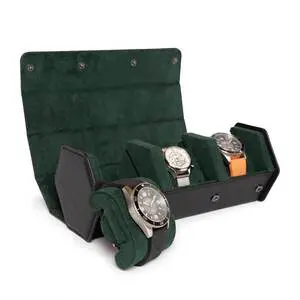 KENNETT WATCHES & ACCESSORIES Kennett Three Piece Hexagon Watch Case & Green Black