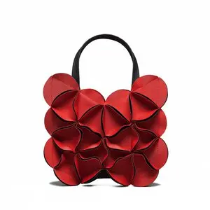 ELEMOOD_JAPAN Blossom Butterfly Shoulder Bag - Red